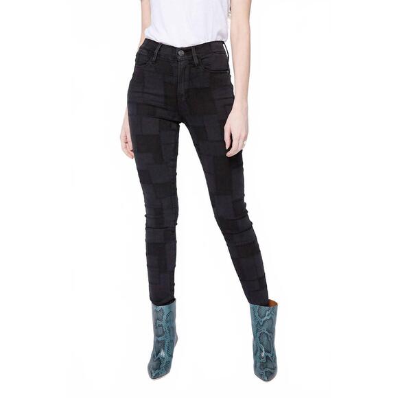 Frame Denim | Jeans | New Frame Le High Skinny Laser Patchwork Jeans In ...